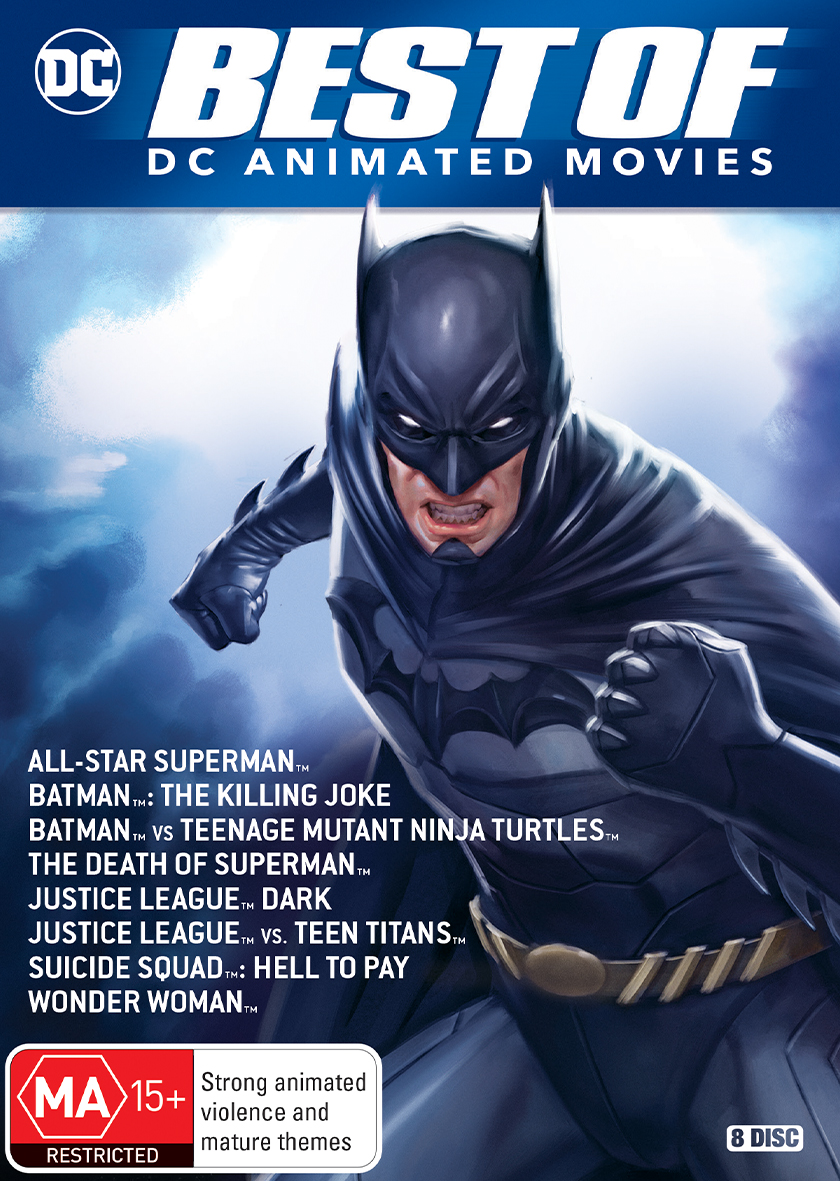 Best Of DC Animated Movies 8-Film Collection DVD - DVDLand