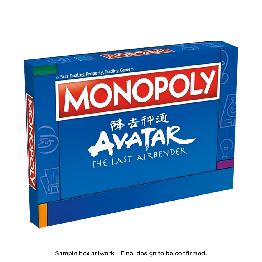 Avatar The Last Airbender Edition Monopoly Board Game