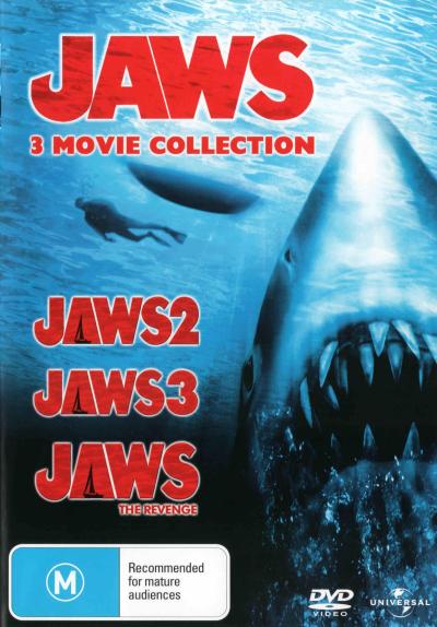 Jaws 2, 3 & 4 DVD Pack At DVDLand